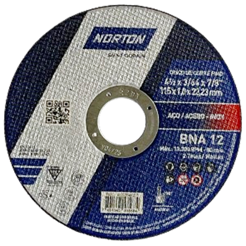 Abrasivos Industriales - Disco Corte Norton BNA 12
